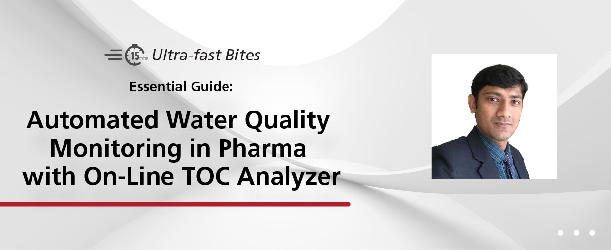 Advanced TOC Analyzers For Pharmaceutical Water Quality